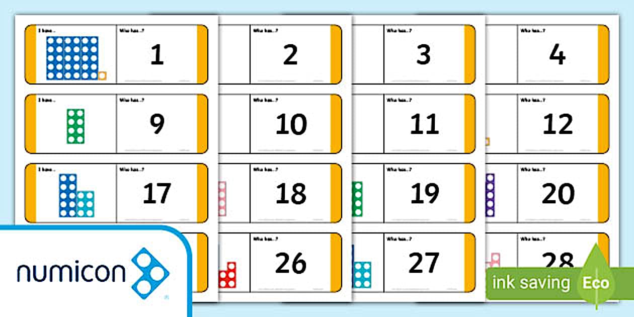 Numicon Activities for Nursery - Loop Cards | Twinkl